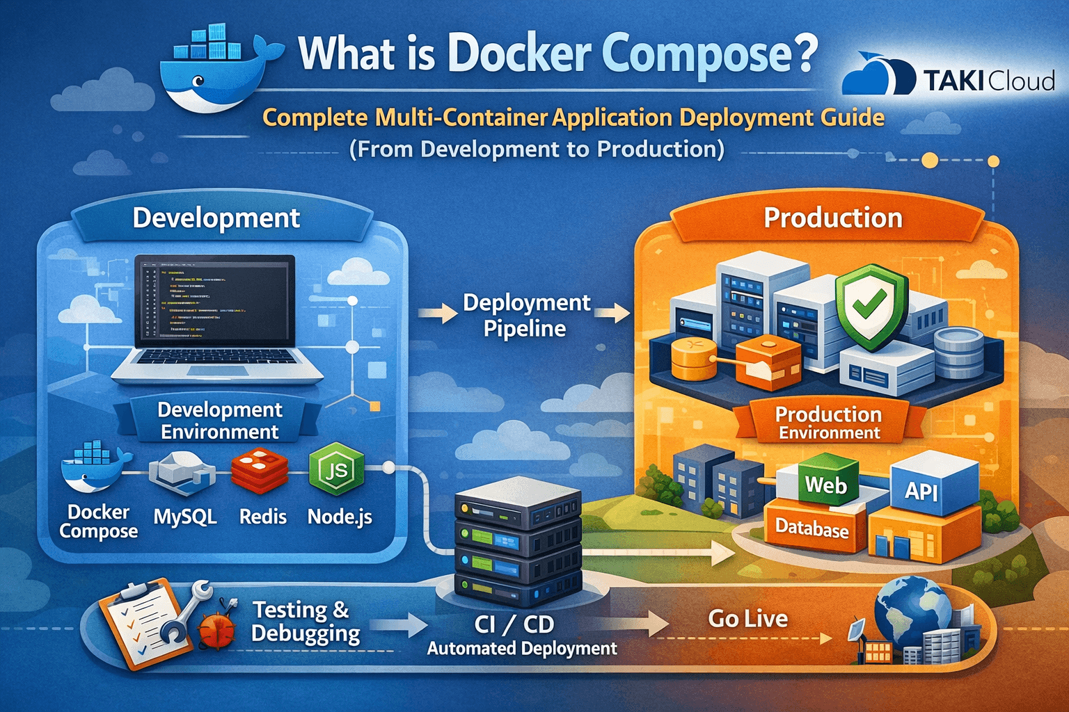 Docker Compose 是什麼？多容器應用完整部署指南 - TAKI官方部落格